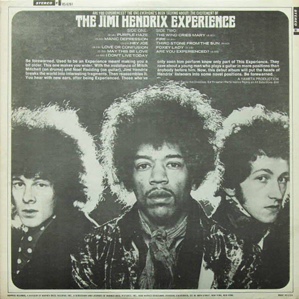 Jimi Hendrix Vinyl Record Albums